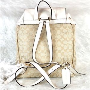 Coach | Bags | New Coach F3275 Khaki Chalk Outline Signature | Poshmark